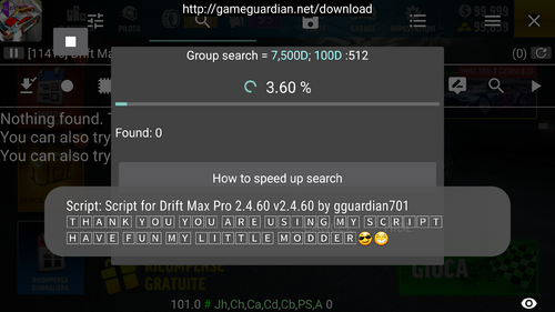 Script lua DRIFT MAX PRO - LUA scripts - GameGuardian