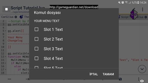 How To Make Script TUTORIAL SCRIPT Templates GameGuardian