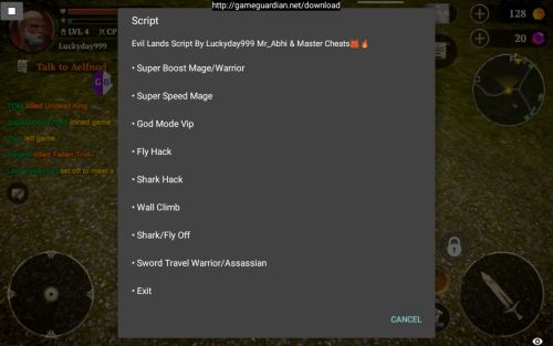 LUA scripts - GameGuardian